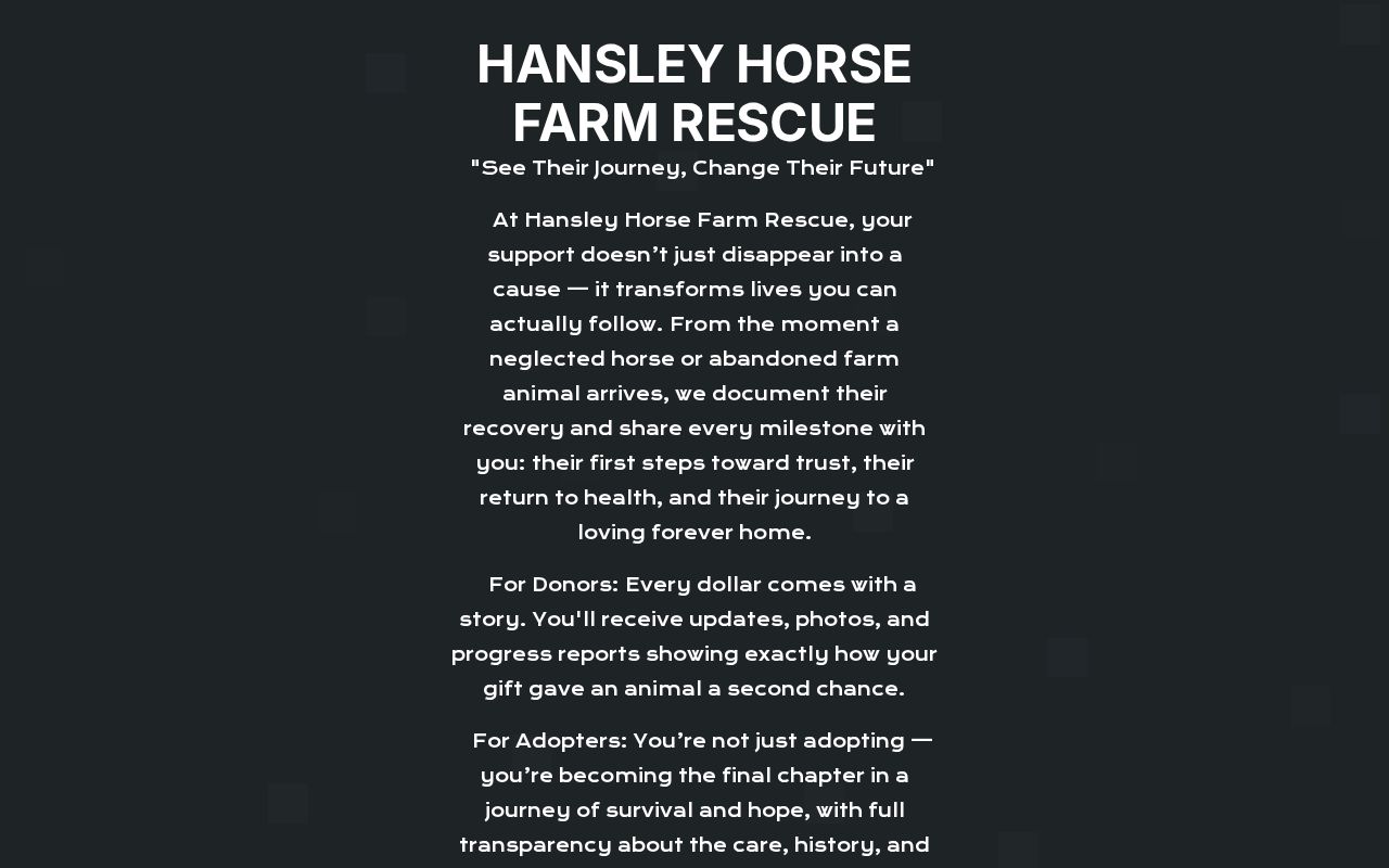 Hansley Horse Farm Rescue